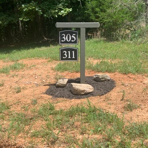 Nautical House Number Sign, Coastal Address Sign, Anchor Address Sign ...