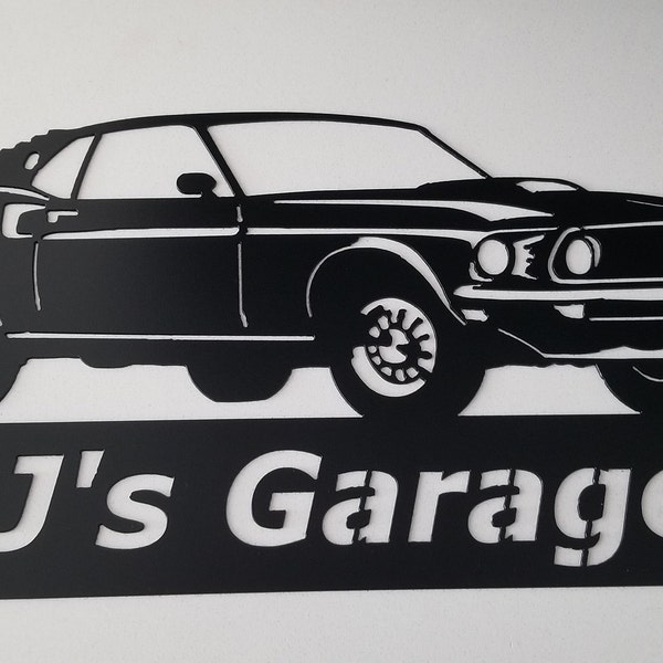 1969 Ford Mustang Fastback Mach 1 Personalized Sign Wall Decor - Etsy