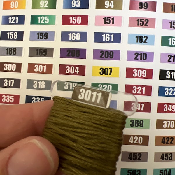 Ultimate DMC Floss Labels Collection. DMC Cotton Floss Waterproof ...