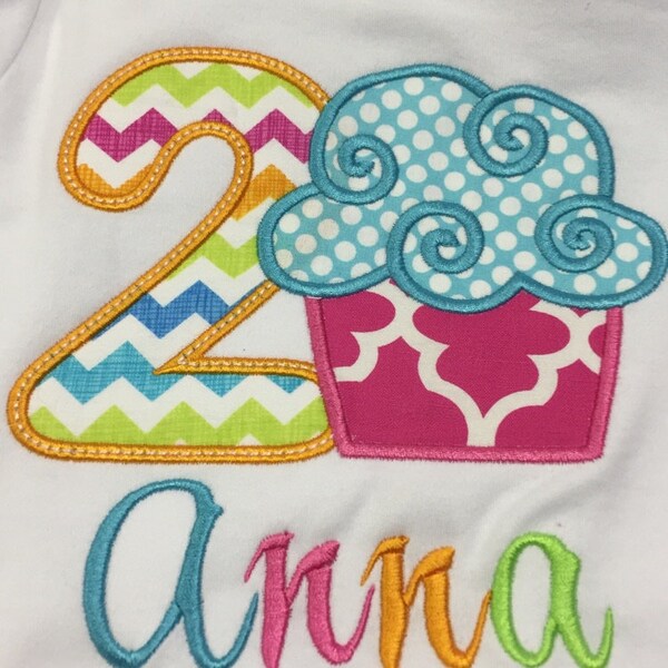 Applique Numbers. Number Embroidery Design. Birthday Applique Number ...