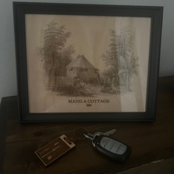 Philippine Flag & Jeepney Key Chains Engraved in Wood | Filipino ...