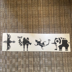 Zelda Breath of the Wild Divine Beasts Decal Sticker - Etsy