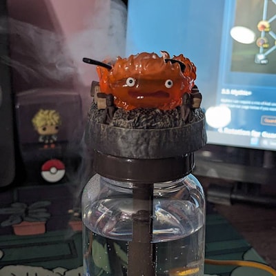 Original Ghibli Calcifer Cushion/home Decor Howls Moving Castle Pillow ...