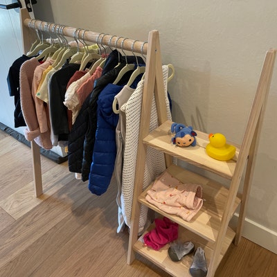 KIDS Clothing Rack, Dress up Storage Length Variations,toddler Fashion ...