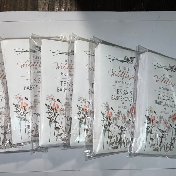 Graduation Favor Wildflower Seed Packets With Graduation Hat ...