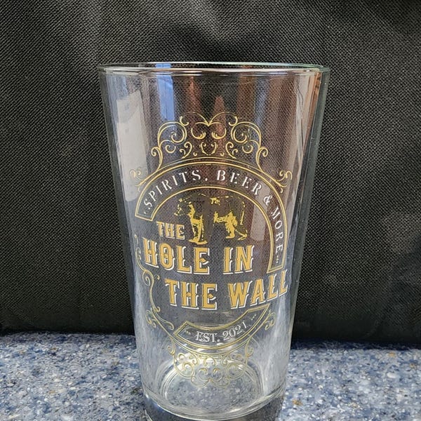 Custom Pint Glass Printed Full Color - Etsy