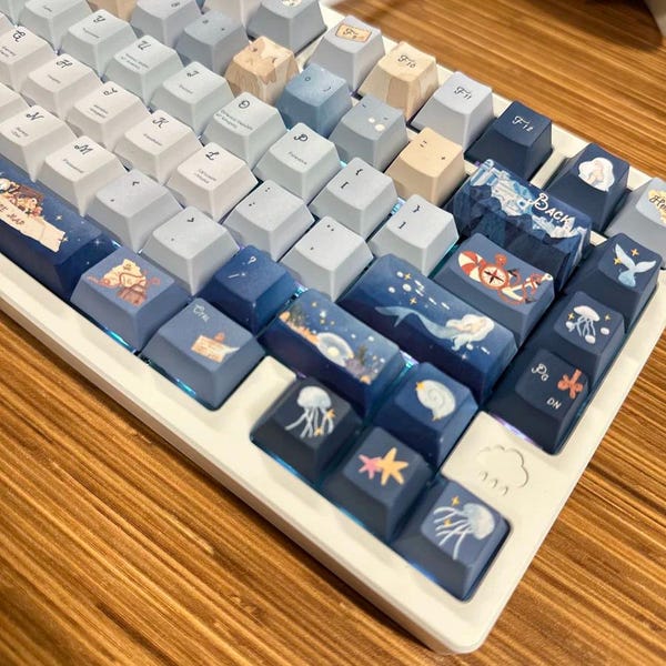 Bear and Bread! Bun-shaped 135 Keycaps Set + Keycap Remover All-in-one ...