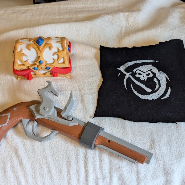 Full Size Sea of Thieves Crimson Crypt 3D Printed Throwing Knife - Etsy