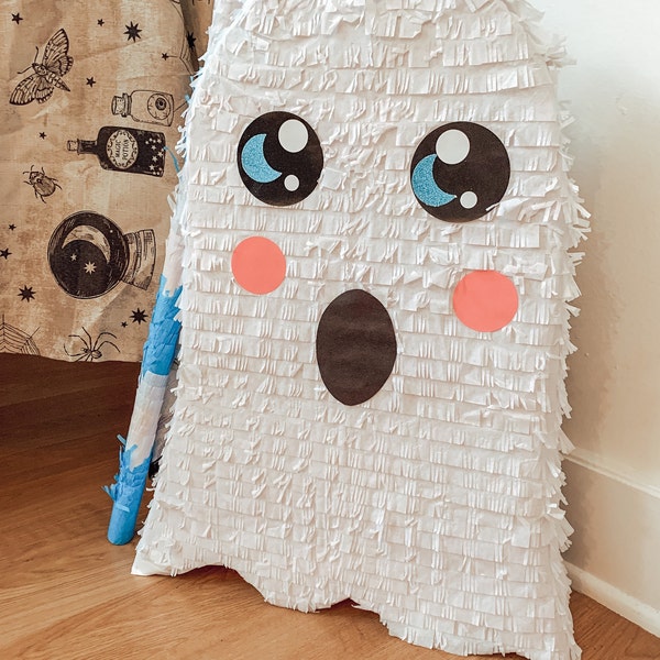 Cute Ghost Pinata, Perfect for Halloween Parties, Spooky Celebrations ...