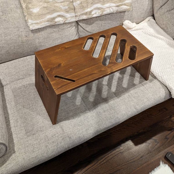 Laptop Stand for Couch, Fold Away Bed Tray, Portable Foldable Lap Desk ...