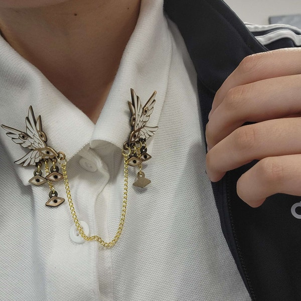 GOLD Angelus Antiqua - Pin Set - Etsy