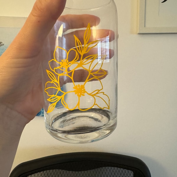 Free Shipping - Blossoms, Flower Vinyl Decal, Floral Vinyl Sticker ...
