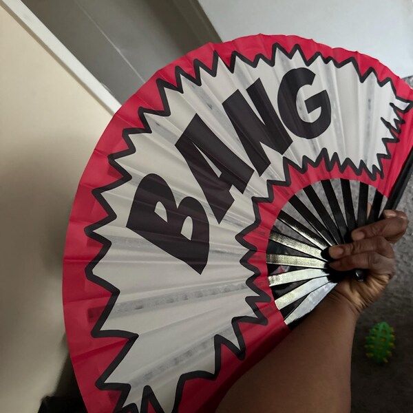 Sorority Hand Fan, Pinkies and Pearls Clack Fan, Snapping Fan, Cowgirl ...