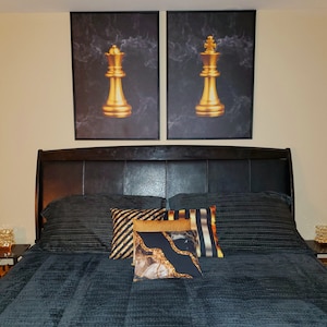 AKQJ of Clubs Playing Cards Poster or Canvas Wall Art, Casino Poker ...