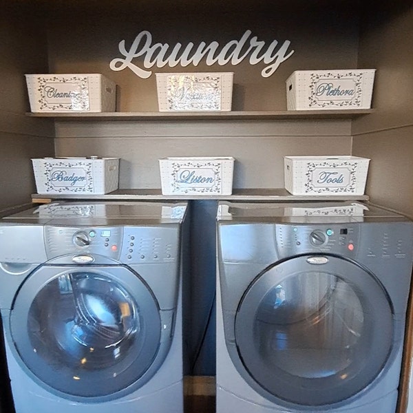 Wood Laundry Sign | Laundry Sign for Kitchen | Kitchen Wall Decor ...