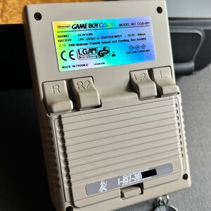 Gameboy Color Holographic Inverted Back Sticker - Etsy