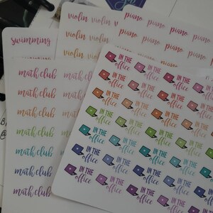 Cardio Planner Stickers Essentials Flag Sticker Erin - Etsy