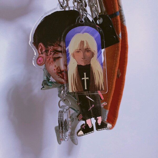 Tenma X Johan Anime Alternate Sides Keychain | Monster - Etsy