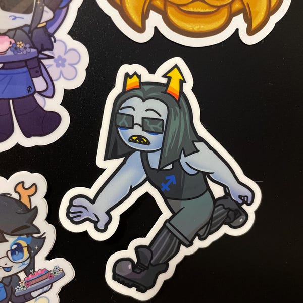 Water-resistant Vinyl Homestuck Character Stickers - Etsy