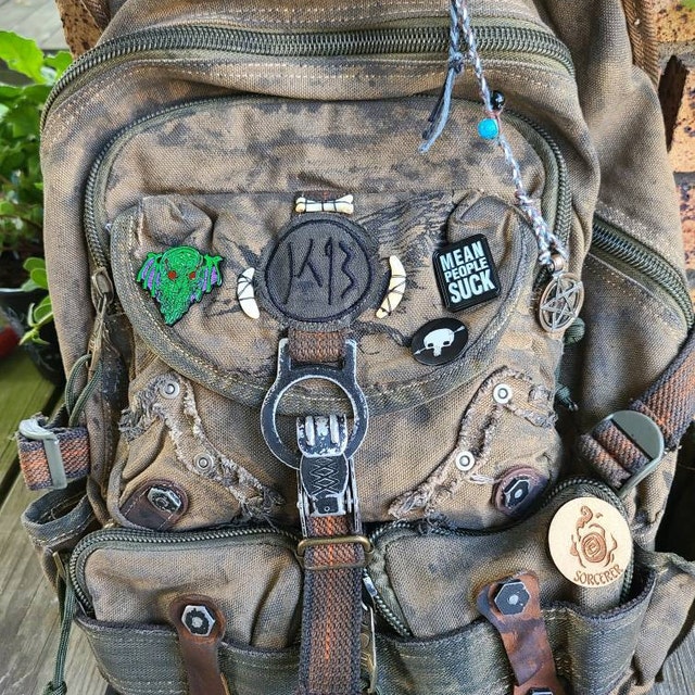 Raw primitive post-apocalyptic and tribal by KAROLBdotcom on Etsy