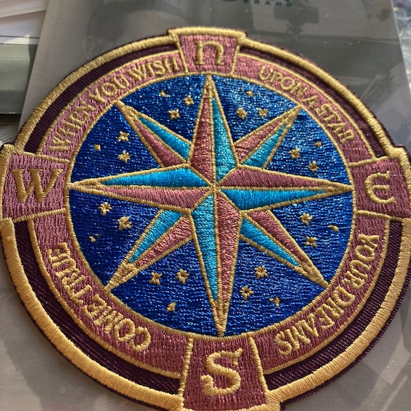 When You Wish Compass 4" Patch - Etsy