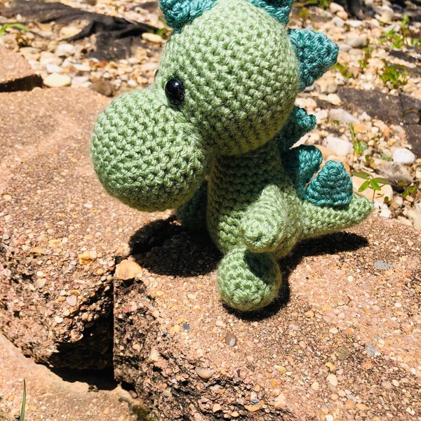 PATTERN: Spike the Stegosaurus - Crochet Dinosaur Pattern - Amigurumi ...