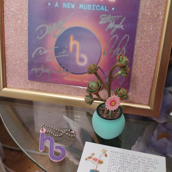 Maybe Happy Ending Hwaboon Broadway Musical Mini Desk Plant Ornament - Etsy