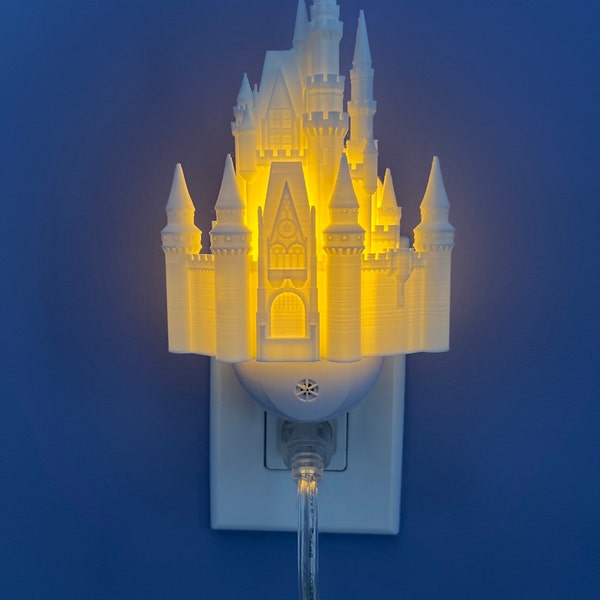Cinderella Castle Wall Night Light - Plug-in - LED - Disney - Etsy