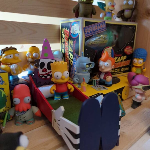 Action Figure Set the Simpsons the Collector, Treehouse of Horror - Etsy