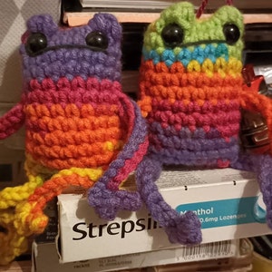 Soft Rainbow Frog Squishee. Toy/stress and Anxiety Relief. - Etsy