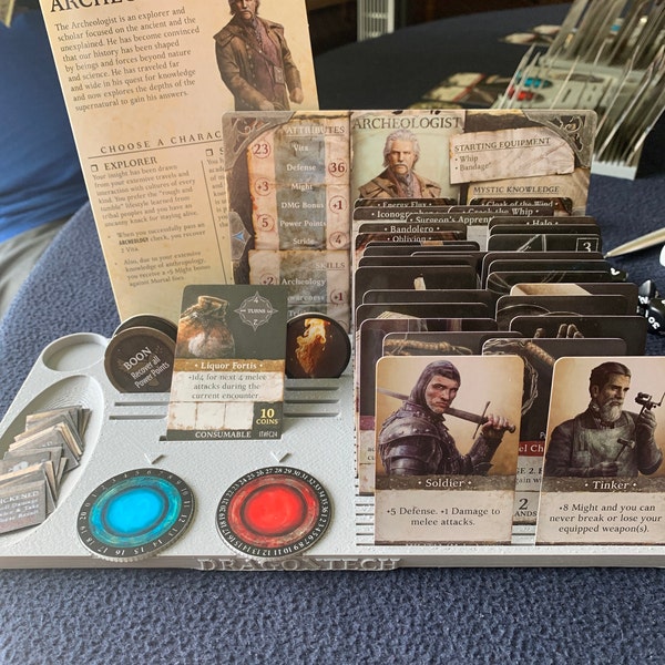 Folklore the Affliction Character Tray With Vita and Power Tracker - Etsy