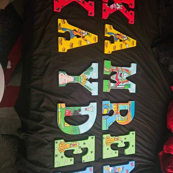 Hand Painted Power Rangers Letters (PER LETTER) - Etsy