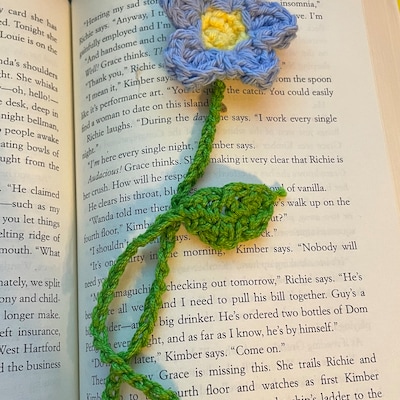 Daisy Lavender and Flower Crochet Bookmark PDF Pattern Bundle Beginner ...