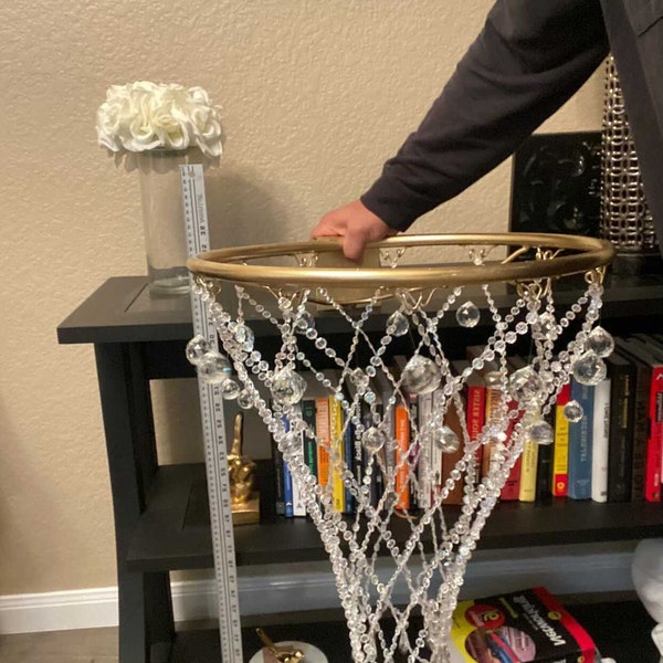 18” XL Deluxe Crystal Basketball Chandelier - Etsy
