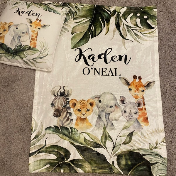 Safari Crib Bedding Set, Safari Nursery, Safari Animal Baby Bedding Set ...