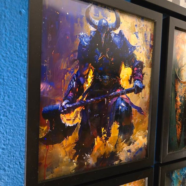 Dnd Artwork Bundle, Set of 3, Minimal Fantasy Gallery Wall, Gaming Room ...