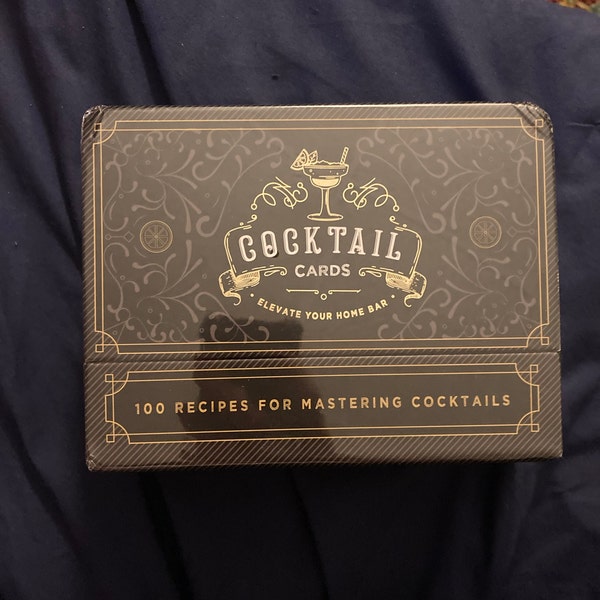 Cocktail Cards - Learn Over 100 Cocktails - Etsy