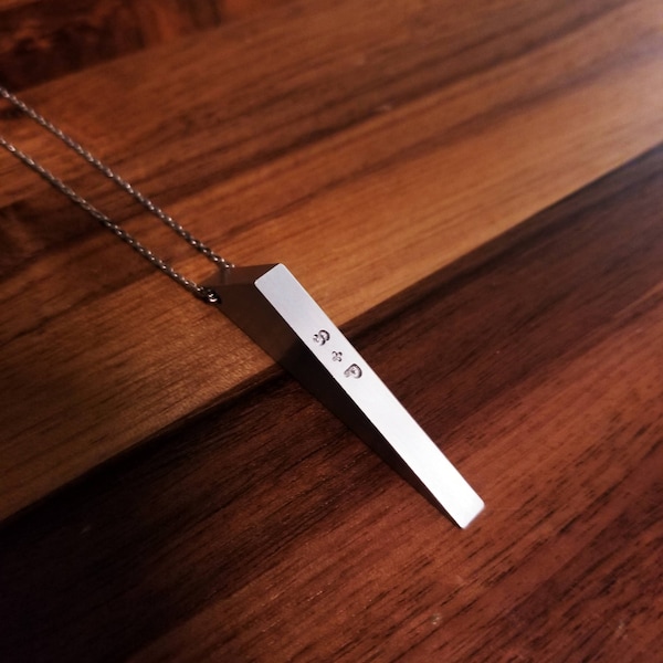 Hand Sculpted Aluminum Necklace – Aluminum Gift – Aluminum Jewelry ...