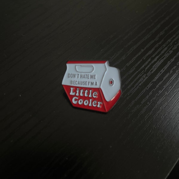 Enamel Pin| Don’t Be a Hater| Little Cooler| Quirky Lapel Pin | Funny ...