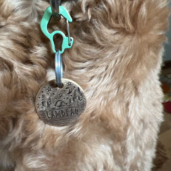Dog Tag, Camper Dog Tag, Adventure, Personalized Dog Tag, Pet Id Tag ...
