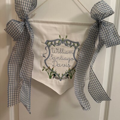 Monogrammed Simple Bow Burp Cloth or Bib - Etsy