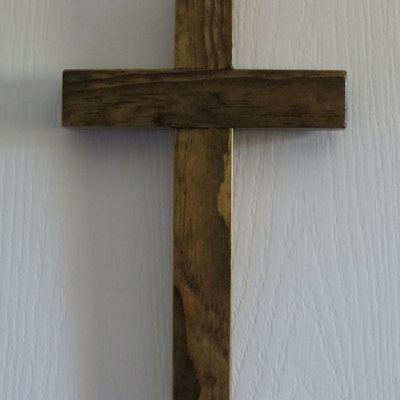 Cross, Crosses, Wooden Cross, Wooden Crosses, Dark Walnut Stained Wood ...