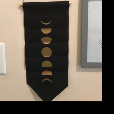 Handmade Moon Phase Banner Custom Handmade Moon Phase Wall - Etsy