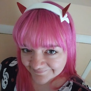 002 Zero Two Darling in the Franxx Horns IN STOCK - Etsy