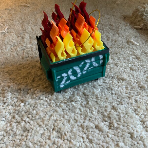 Dumpster Fire Ornament, Gift Box or Kit - Etsy