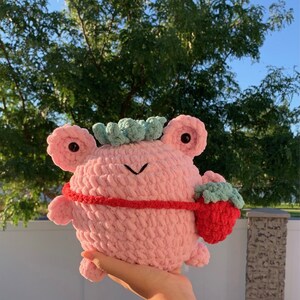 3in1 Crochet Pattern Chubby Squishy Frogs Strawberry Frog - Etsy