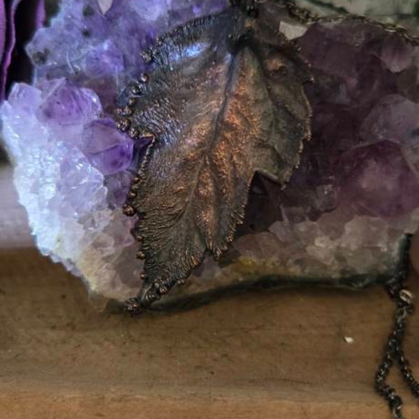 Real Copper Electroformed Leaf. Turning Real Leaves Into Copper. - Etsy