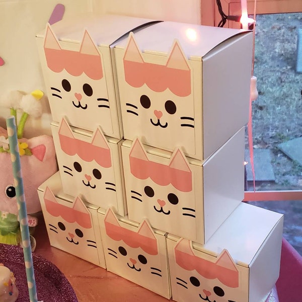 Gabby's Dollhouse Meow Mailbox ~ Gabby's Dollhouse Favor Box ~ Gabby's ...