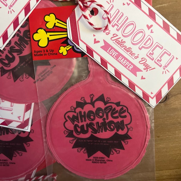 INSTANT DOWNLOAD Editable Personalized Valentine Gift Tags, Kids ...