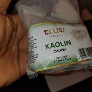 1kg Kalaba Marble Chalk Kaolin Calabar-edible Clay - Etsy